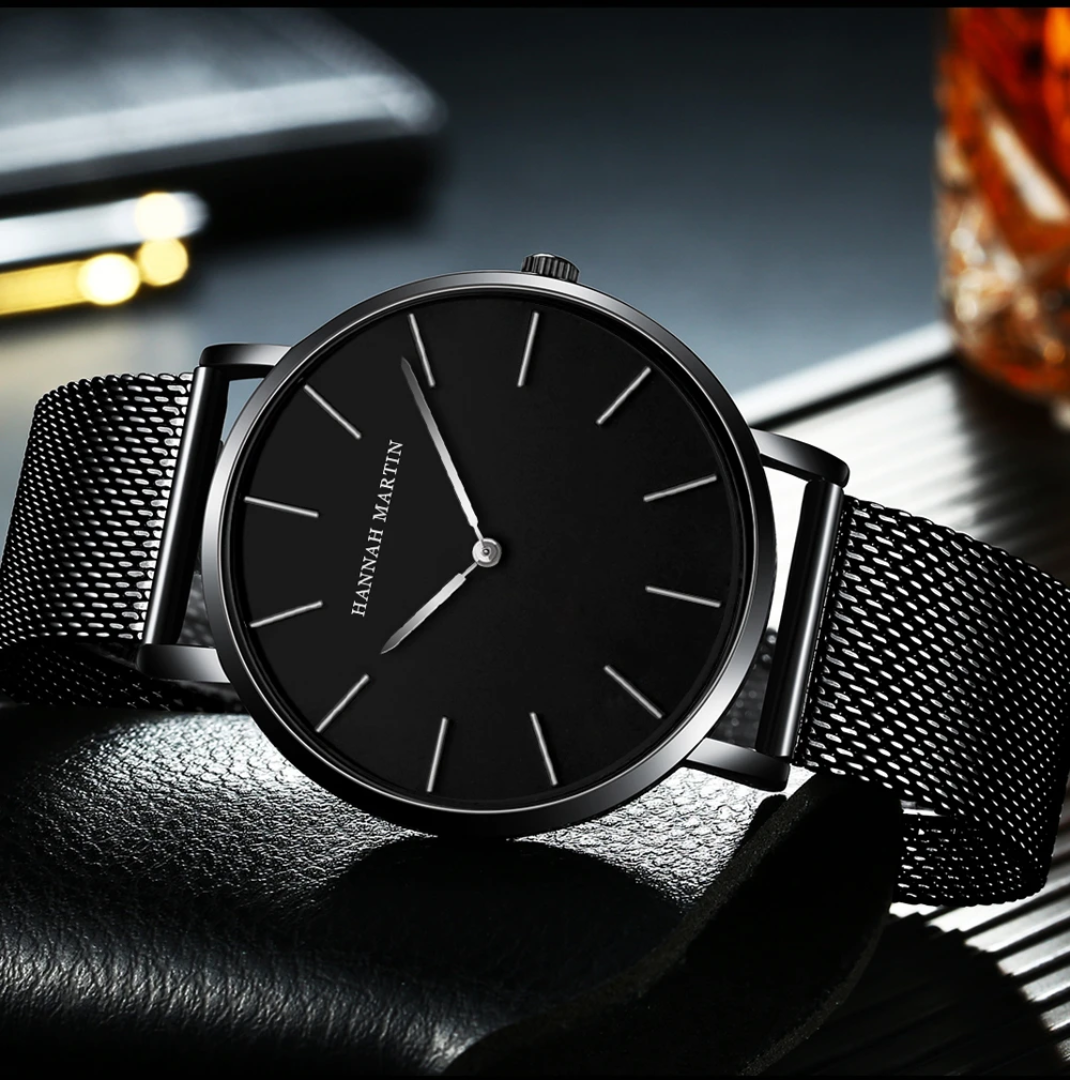 RELOJ HANNAH MARTIN DERBY BLACK – Wayano Store
